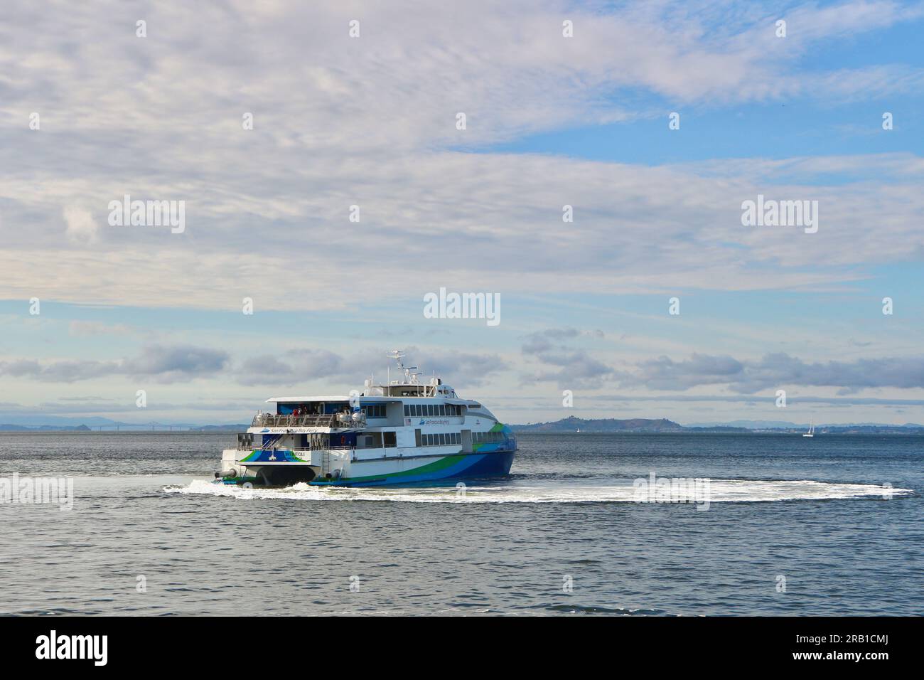 Intintoli ferry boat public transit passenger ferry service leaving the ...