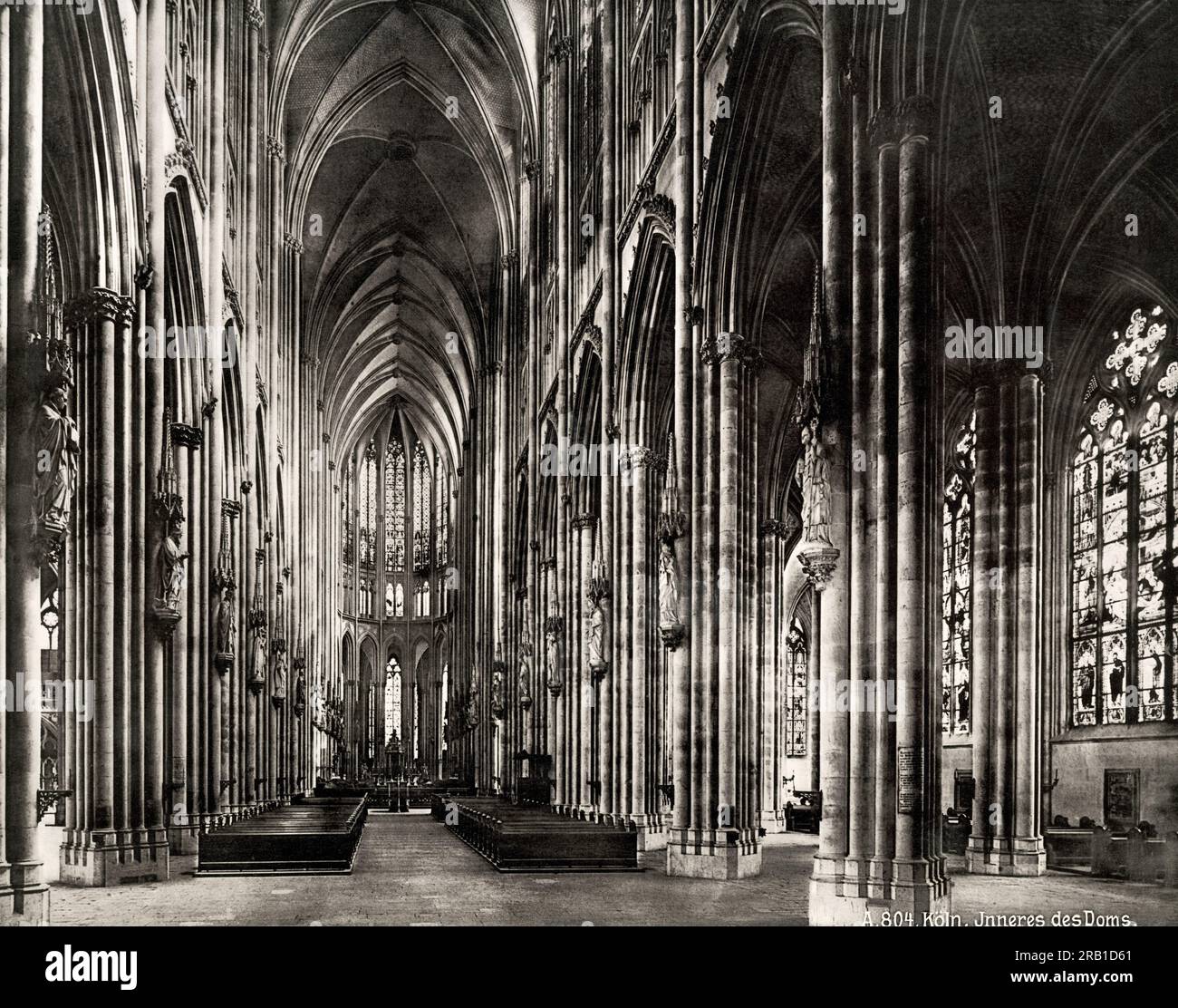 Cologne cathedral interior hi-res stock photography and images - Alamy