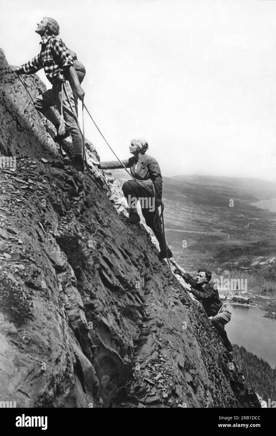 Glacier National Park, Montana: July 11, 1926 International climbers ...