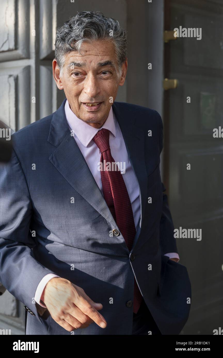 AMSTERDAM - Gerard Spong at the entrance of Carré prior to the ...
