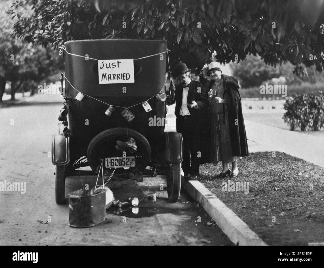 Hollywood, California: 1925 A scene from the silent film, "A Woman of ...