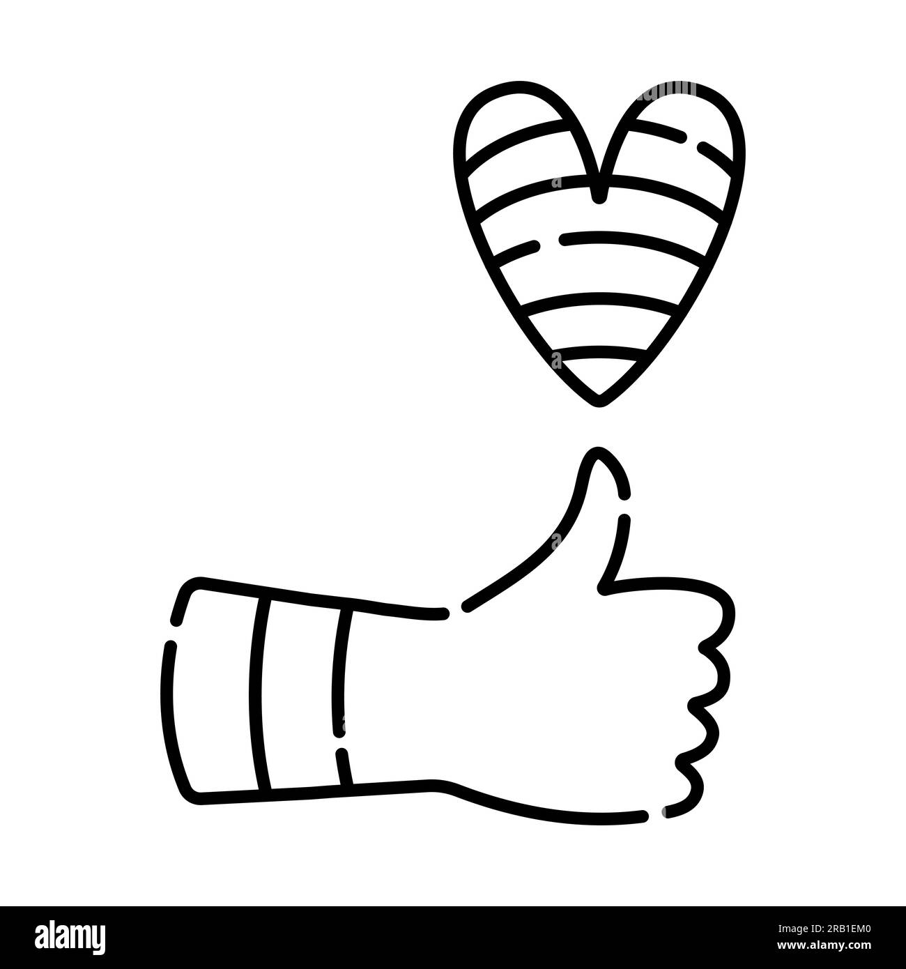 Like line Cut Out Stock Images & Pictures - Alamy