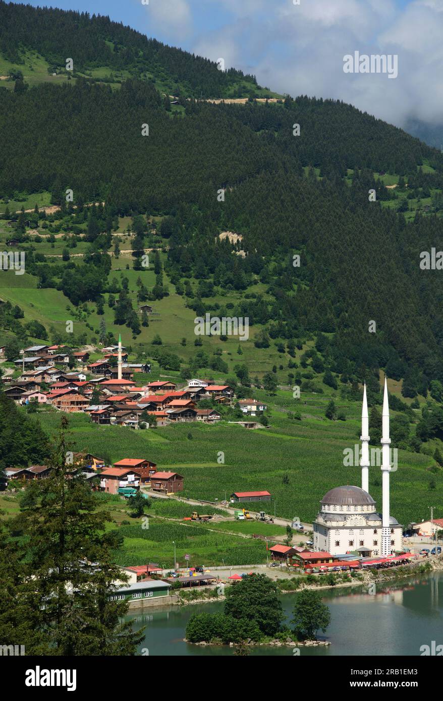 Uzungol, located in Trabzon, Turkey, is one of the most visited places ...