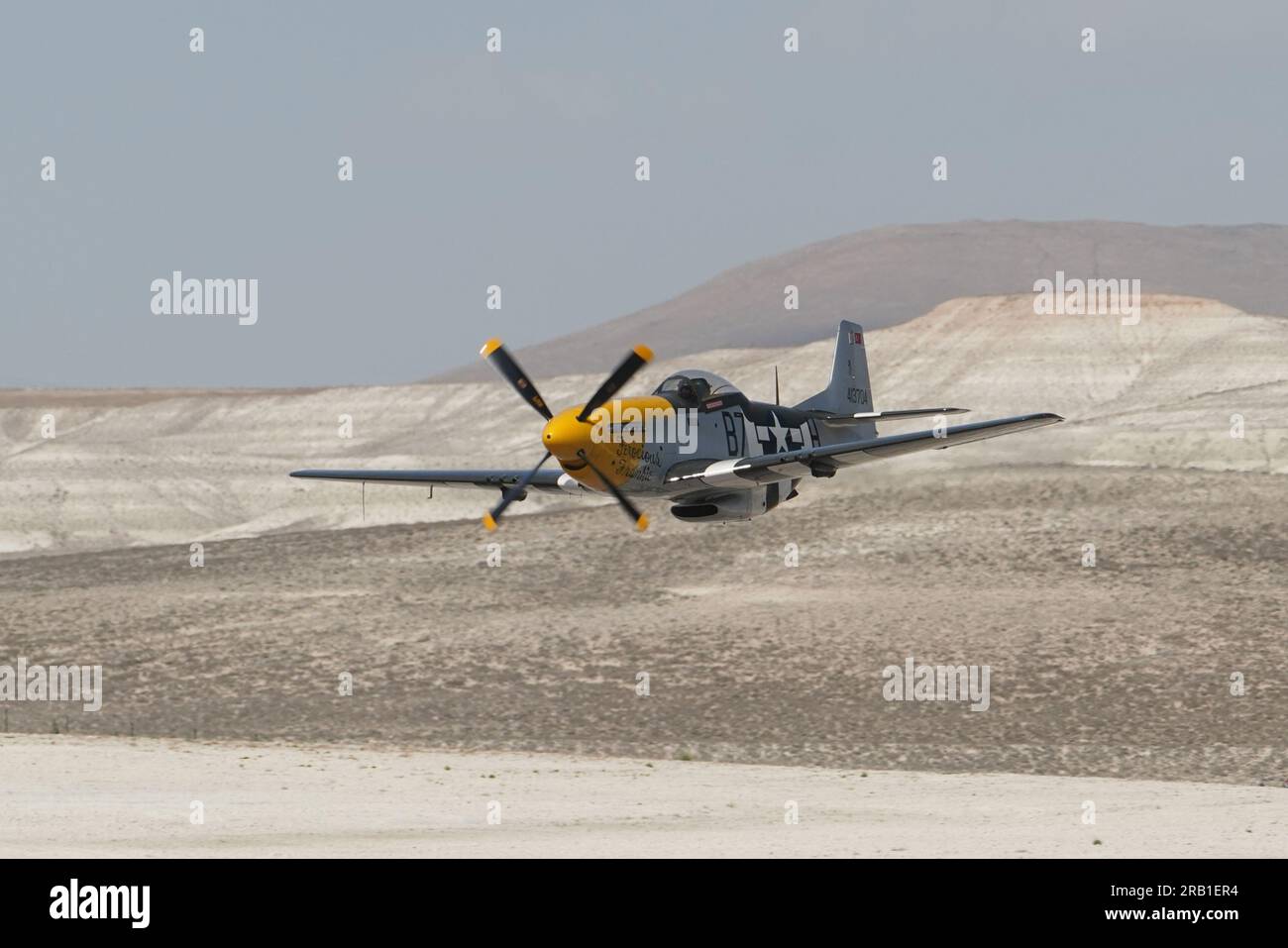 ESKISEHIR, TURKIYE - SEPTEMBER 18, 2022: M.S.O Air and Space Museum North American P-51D Mustang ...