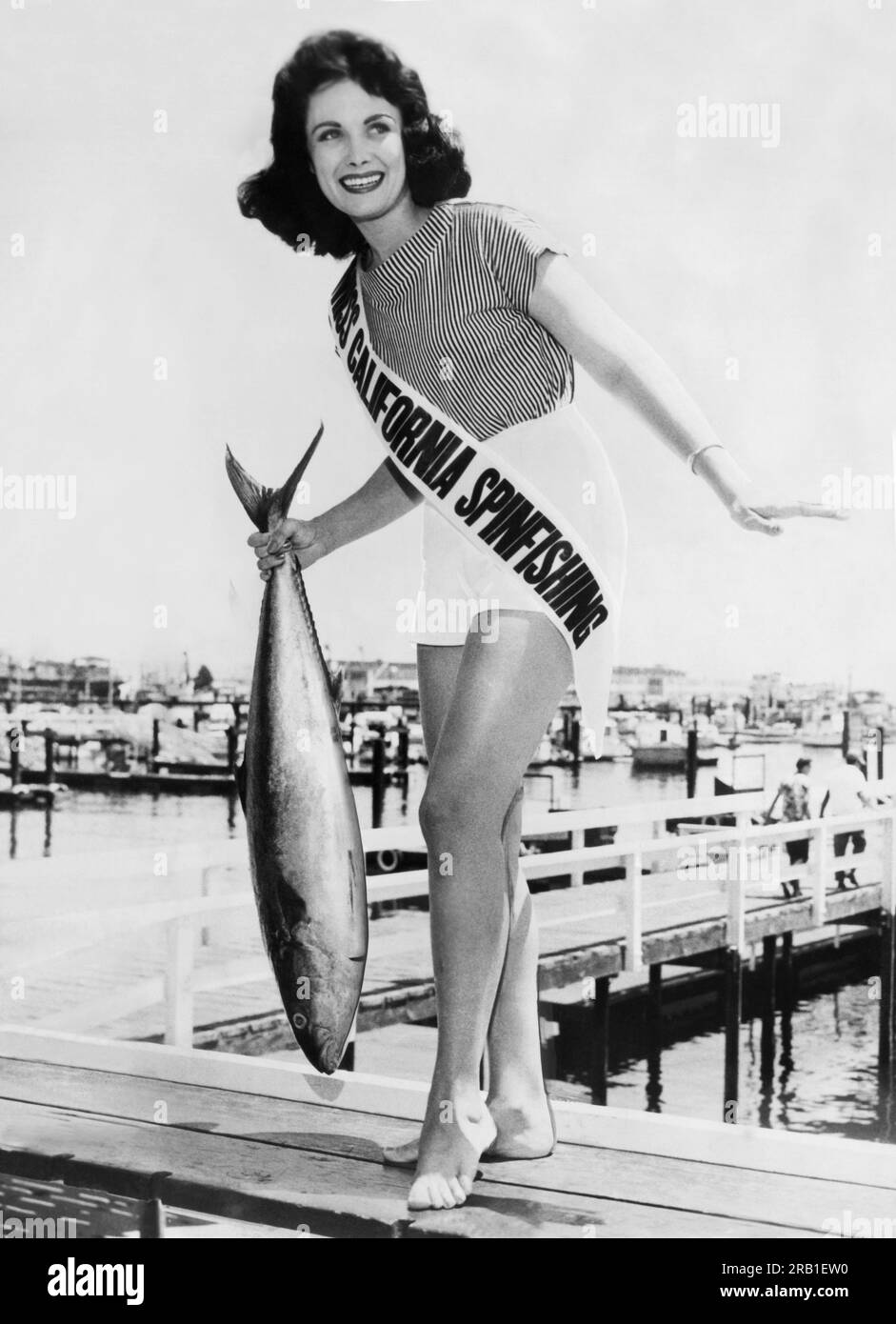 San Diego, California: September 11, 1959 Miss California Spin Casting ...