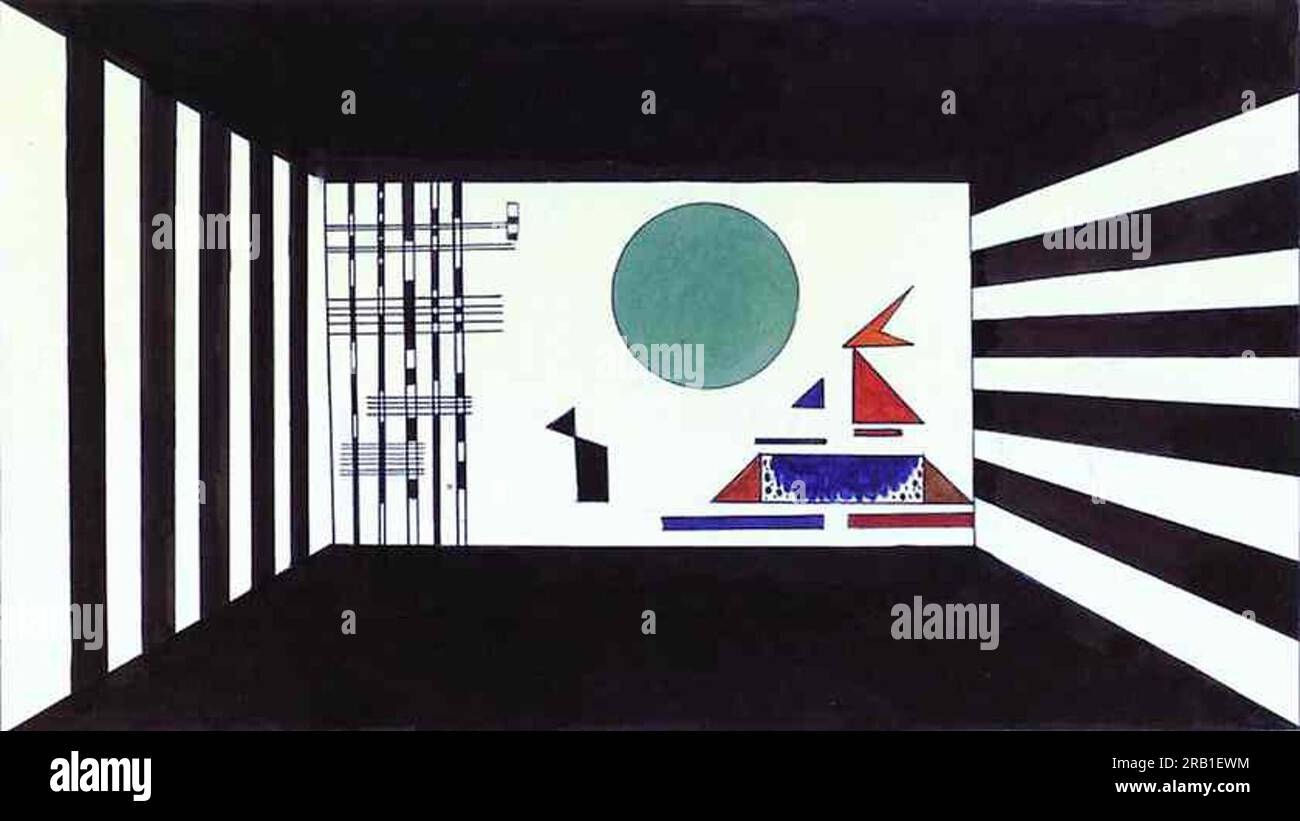 Picture II, Gnomus. (Stage set for Mussorgsky's Pictures at an ...