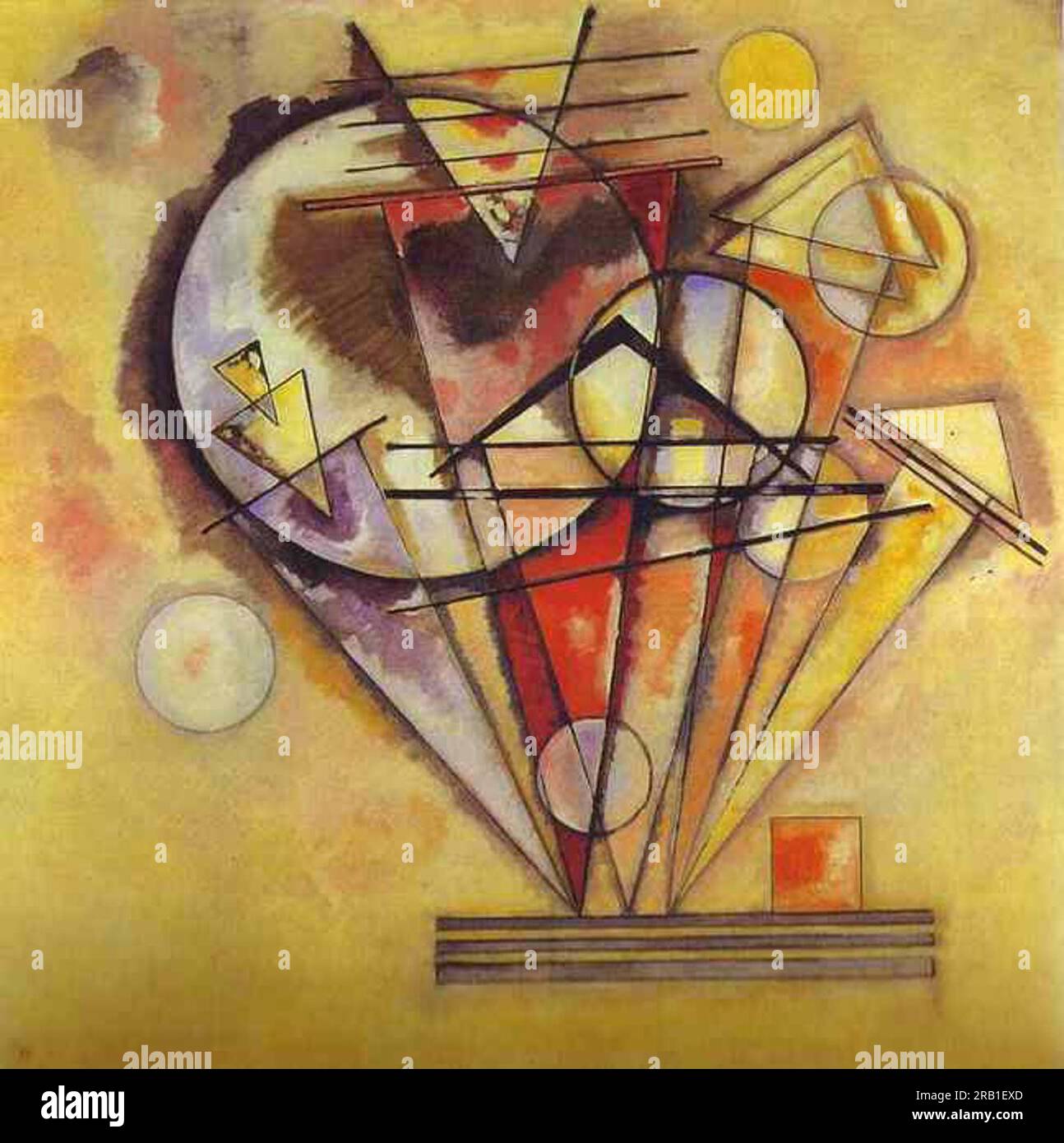 On the points 1928; Alten / Dessau-alten, Germany by Wassily Kandinsky ...