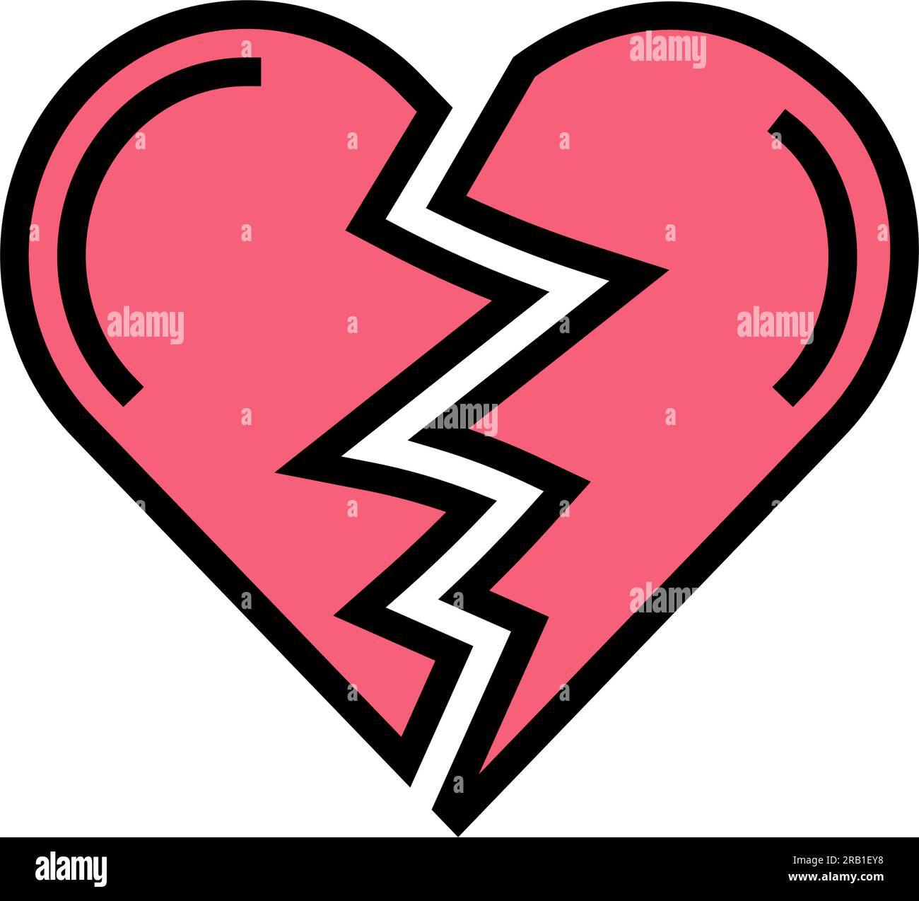 broken heart sad mood color icon vector illustration Stock Vector Image ... broken heart sad mood color icon vector illustration Stock Vector Image ...
