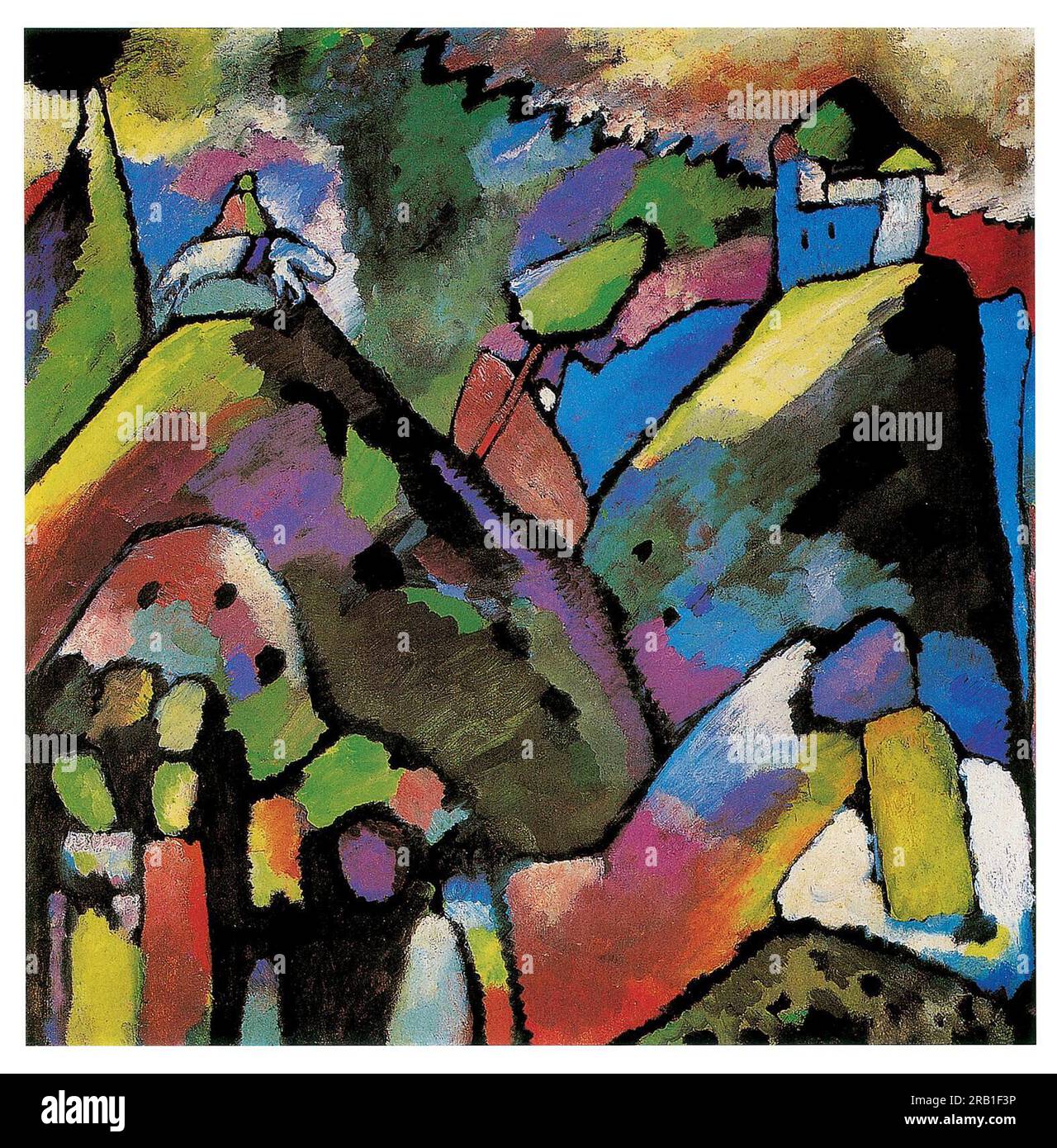 Improvisation 9 1910; Germany by Wassily Kandinsky Stock Photo - Alamy