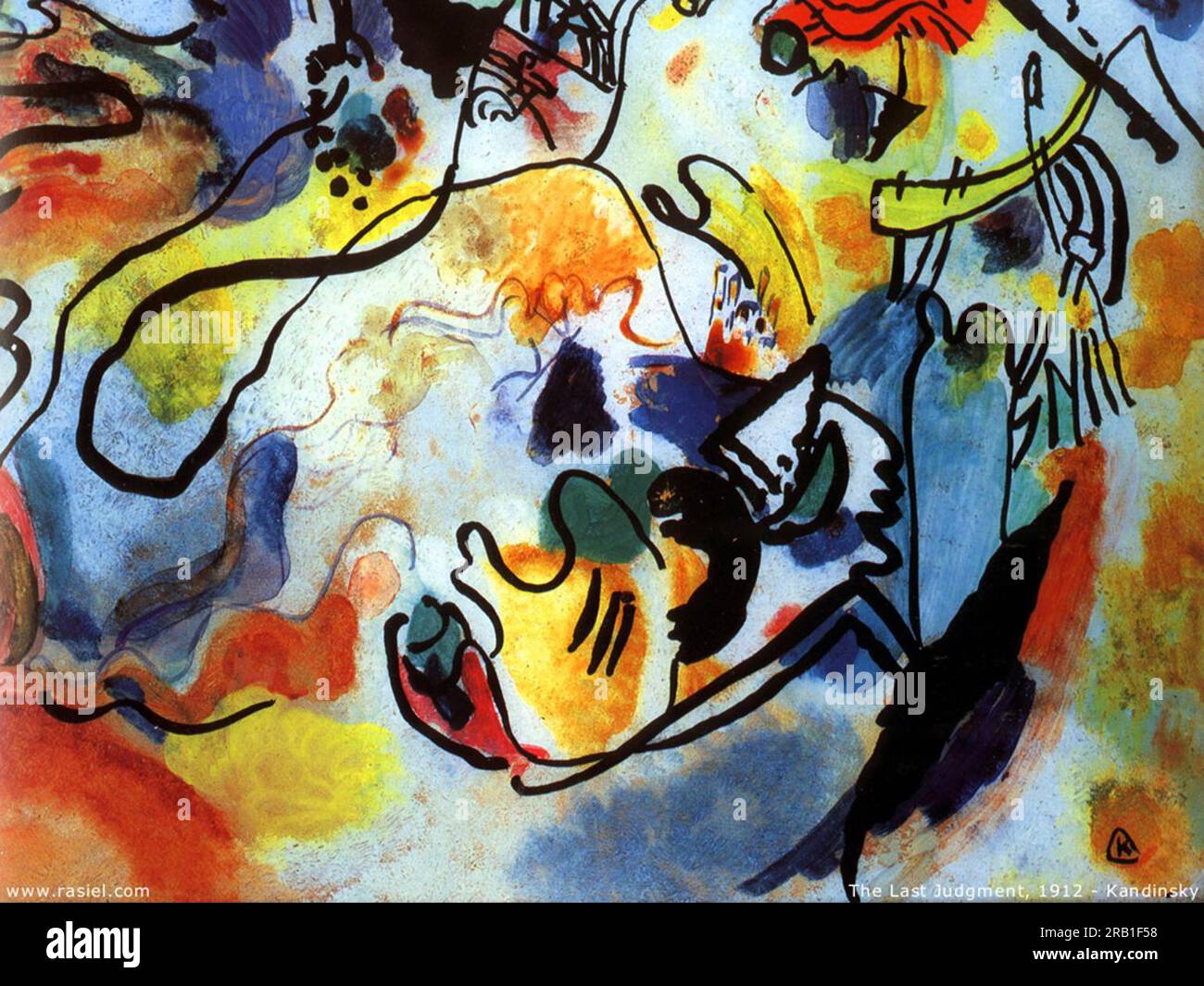 The last judgment 1912; Munich / Monaco, Germany by Wassily Kandinsky ...