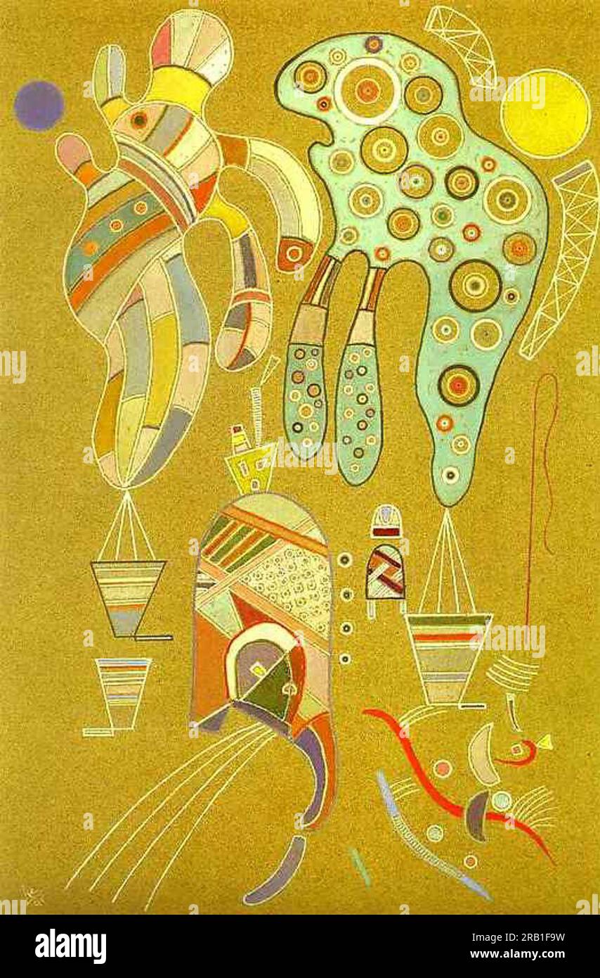 Untitled 1941; Paris, France by Wassily Kandinsky Stock Photo - Alamy