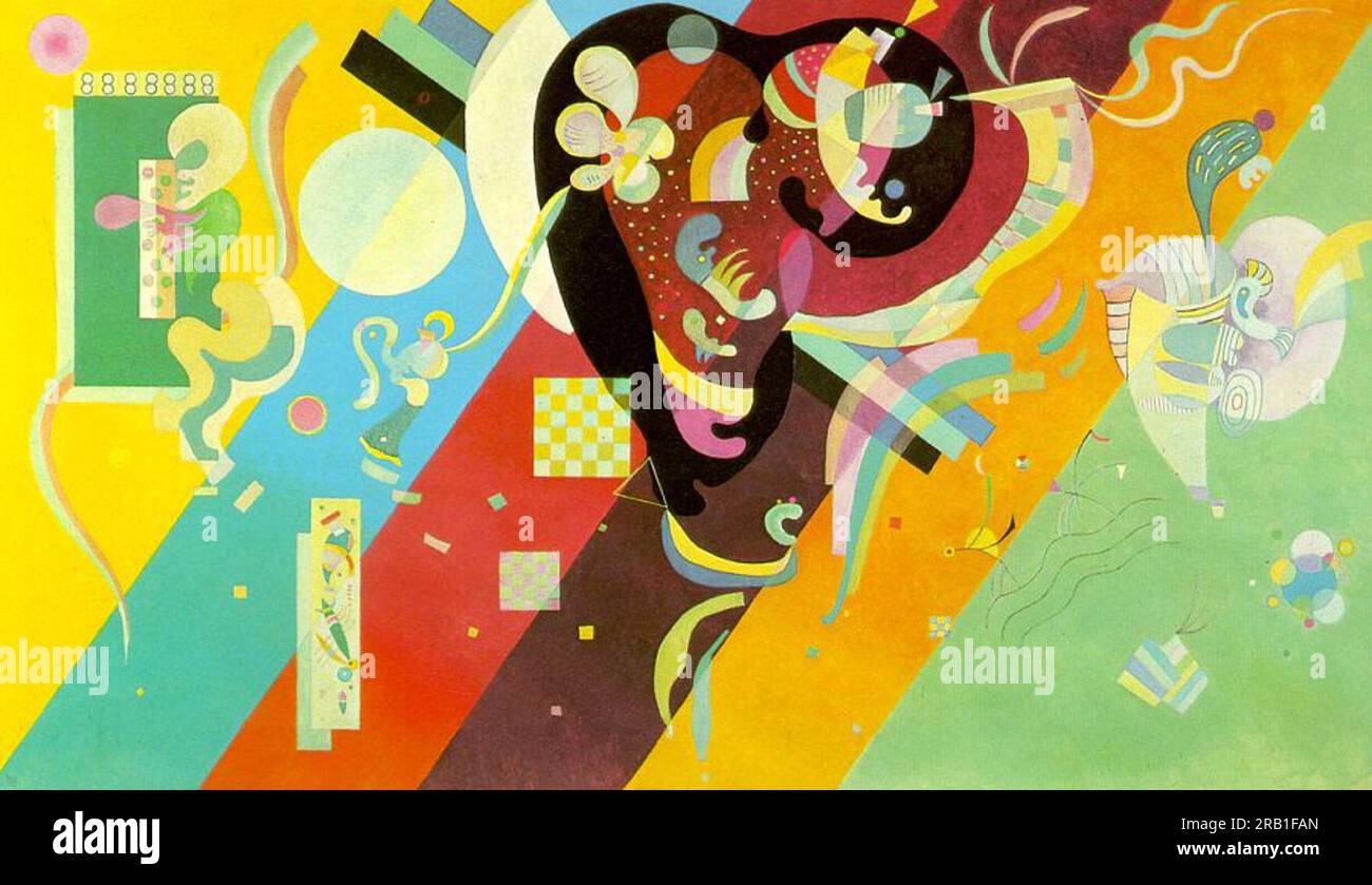 Composition IX 1936; Paris, France by Wassily Kandinsky Stock Photo - Alamy