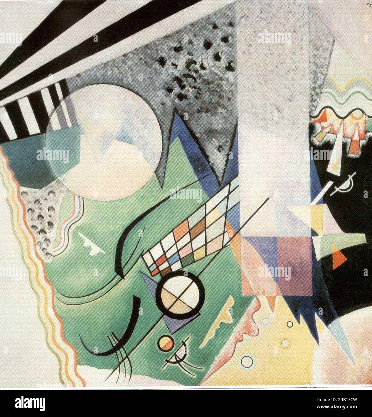 Green composition 1923; Germany by Wassily Kandinsky Stock Photo - Alamy