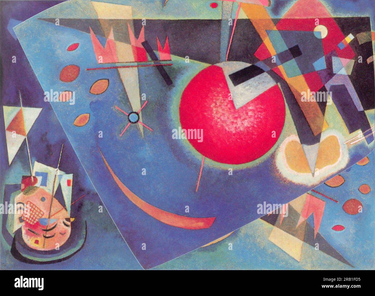 Blue 1925 by Wassily Kandinsky Stock Photo - Alamy