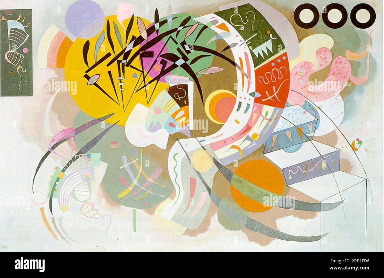 Dominant curve 1936; Paris, France by Wassily Kandinsky Stock Photo - Alamy
