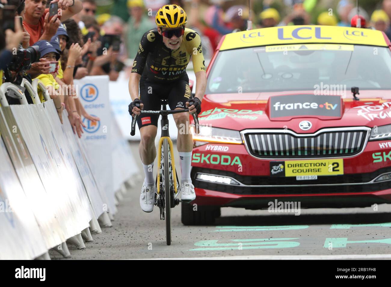 Jonas Vingegaard Denmark Jumbo Visma team finishes 2nd to Pogacar and ...