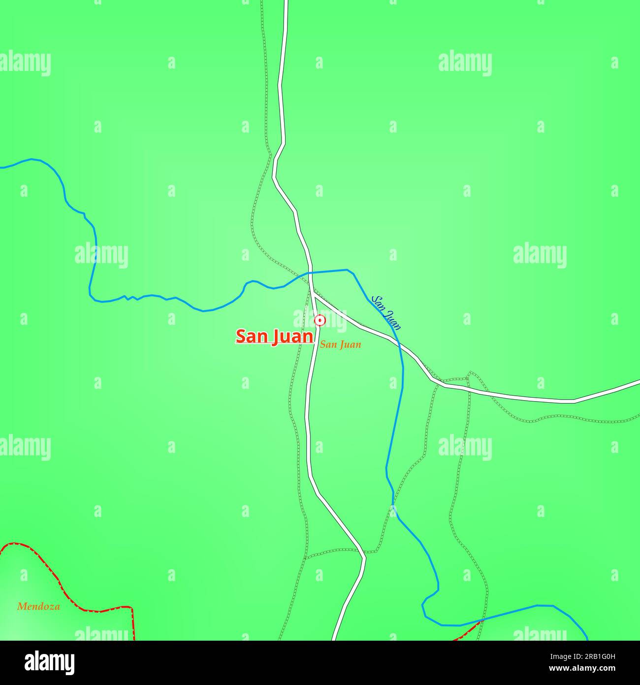 Map of san juan hi-res stock photography and images - Alamy