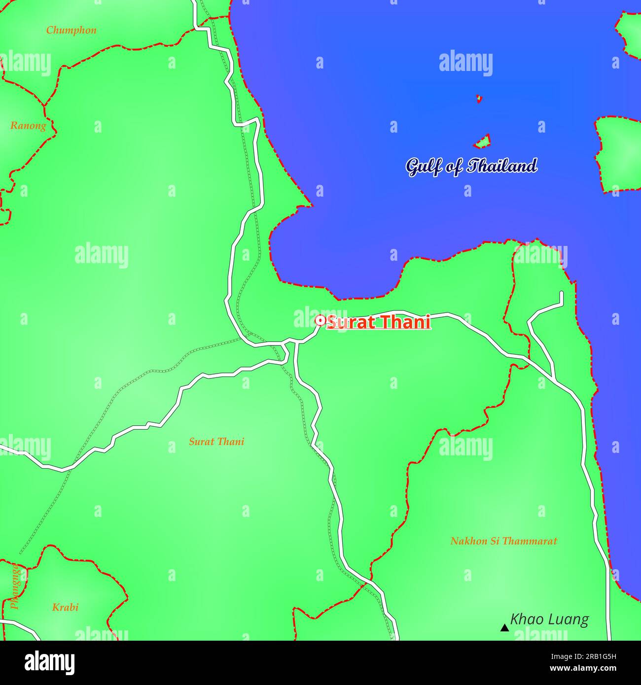 Surat map hi-res stock photography and images - Alamy
