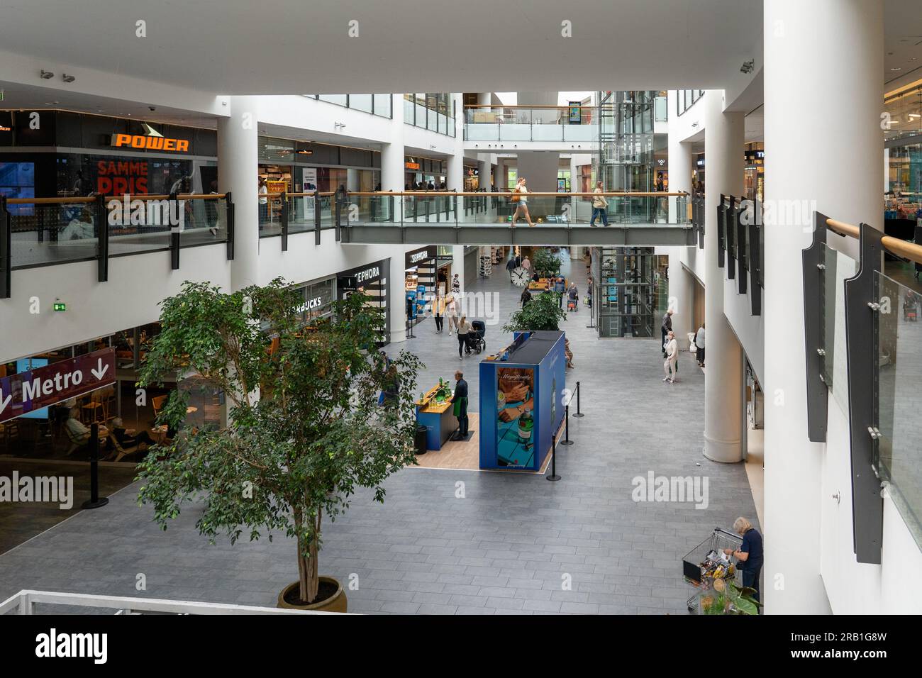 Frederiksberg Centret Shopping Mall in Copenhagen, Denmark Stock Photo ...