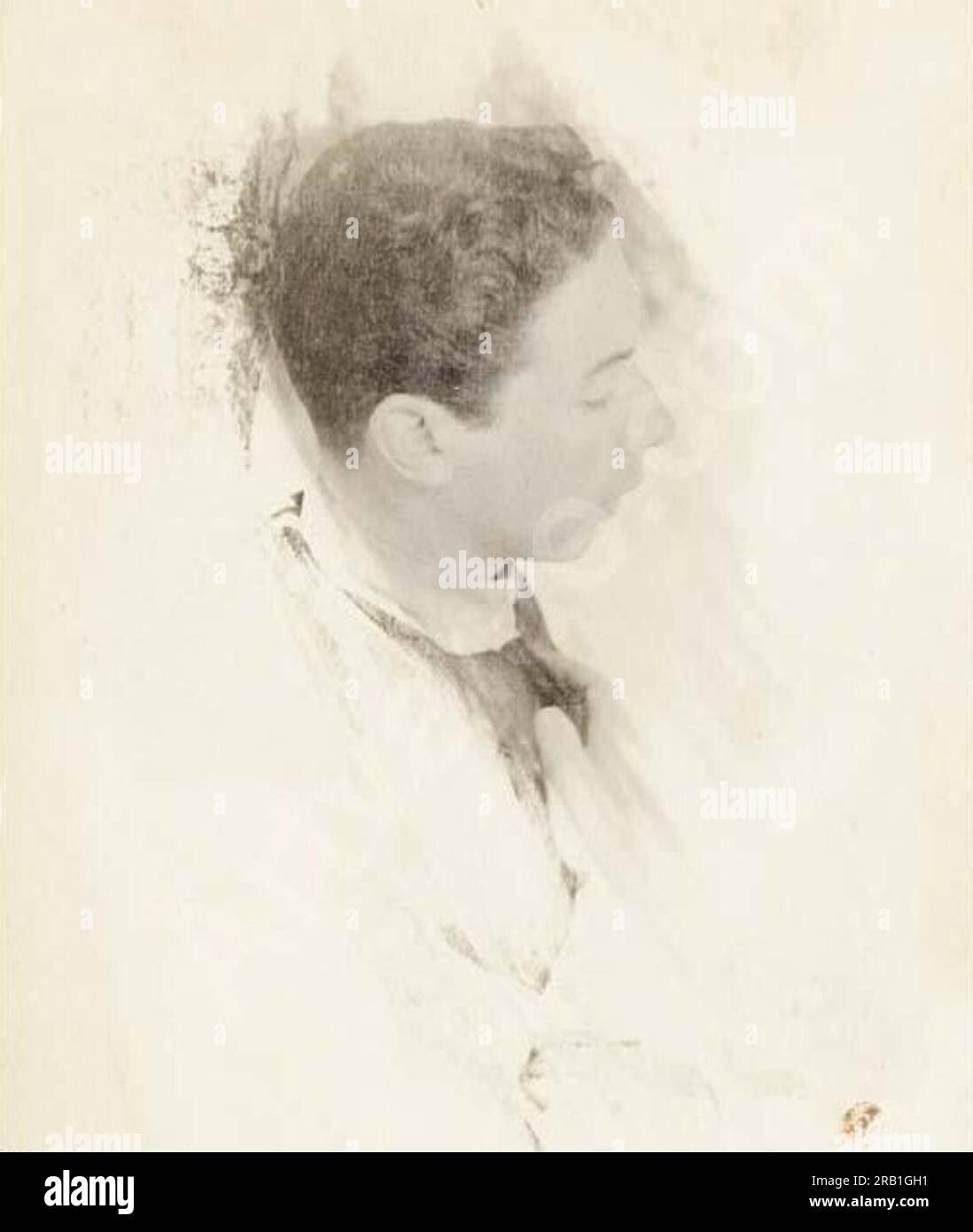 Portrait of Baron Adolph de Meyer 1910 by Gertrude Kasebier Stock Photo ...