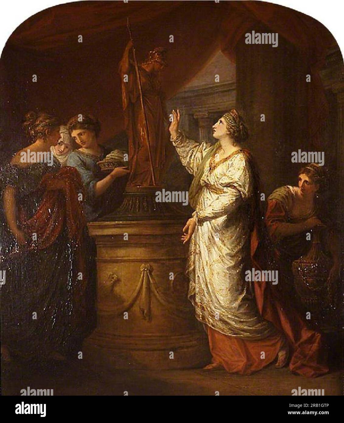 Penelope Sacrificing to Minerva for the Safe Return of Her Son ...