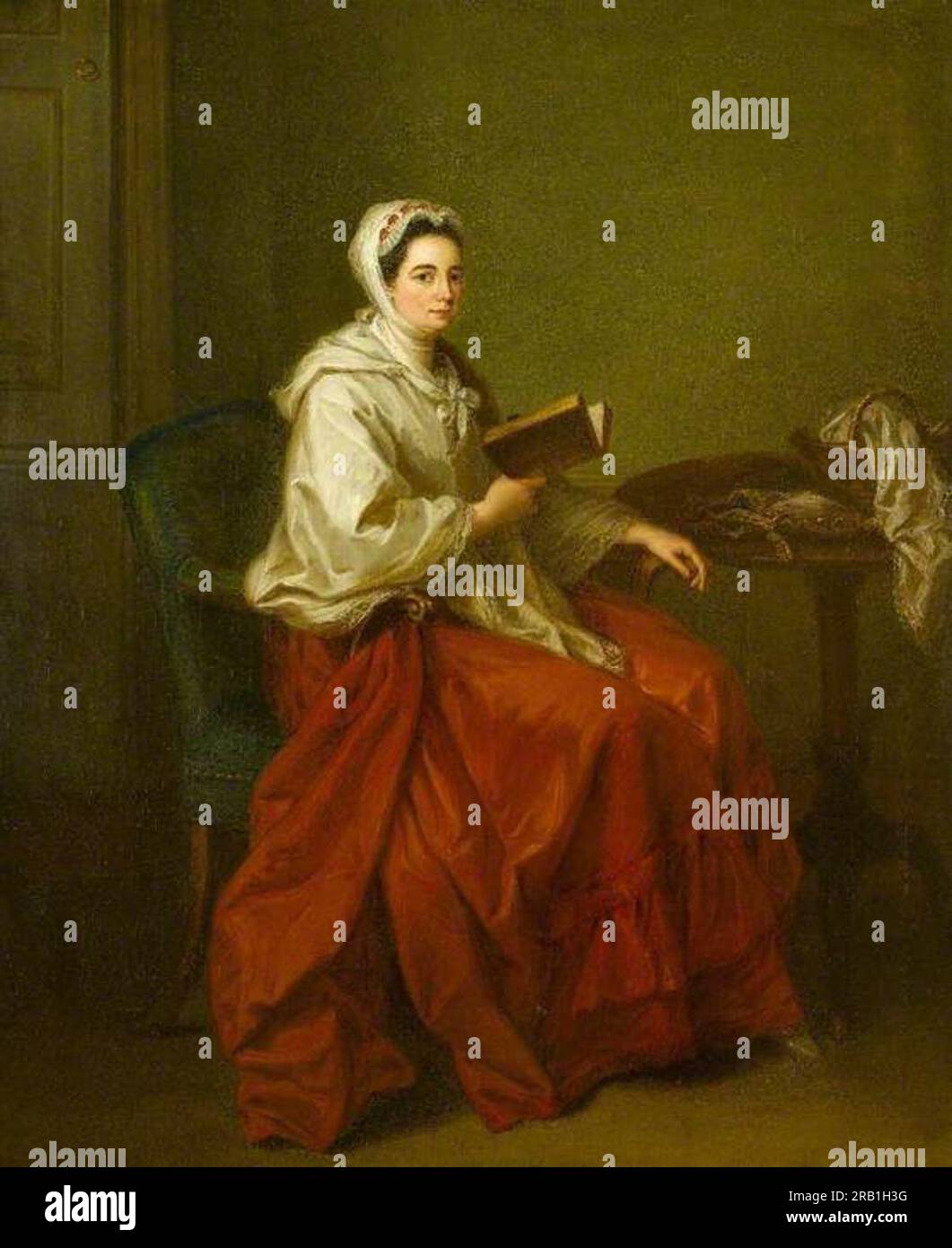 Mrs Russell (1707–1764), Wife of Colonel Charles Russell by Angelica ...