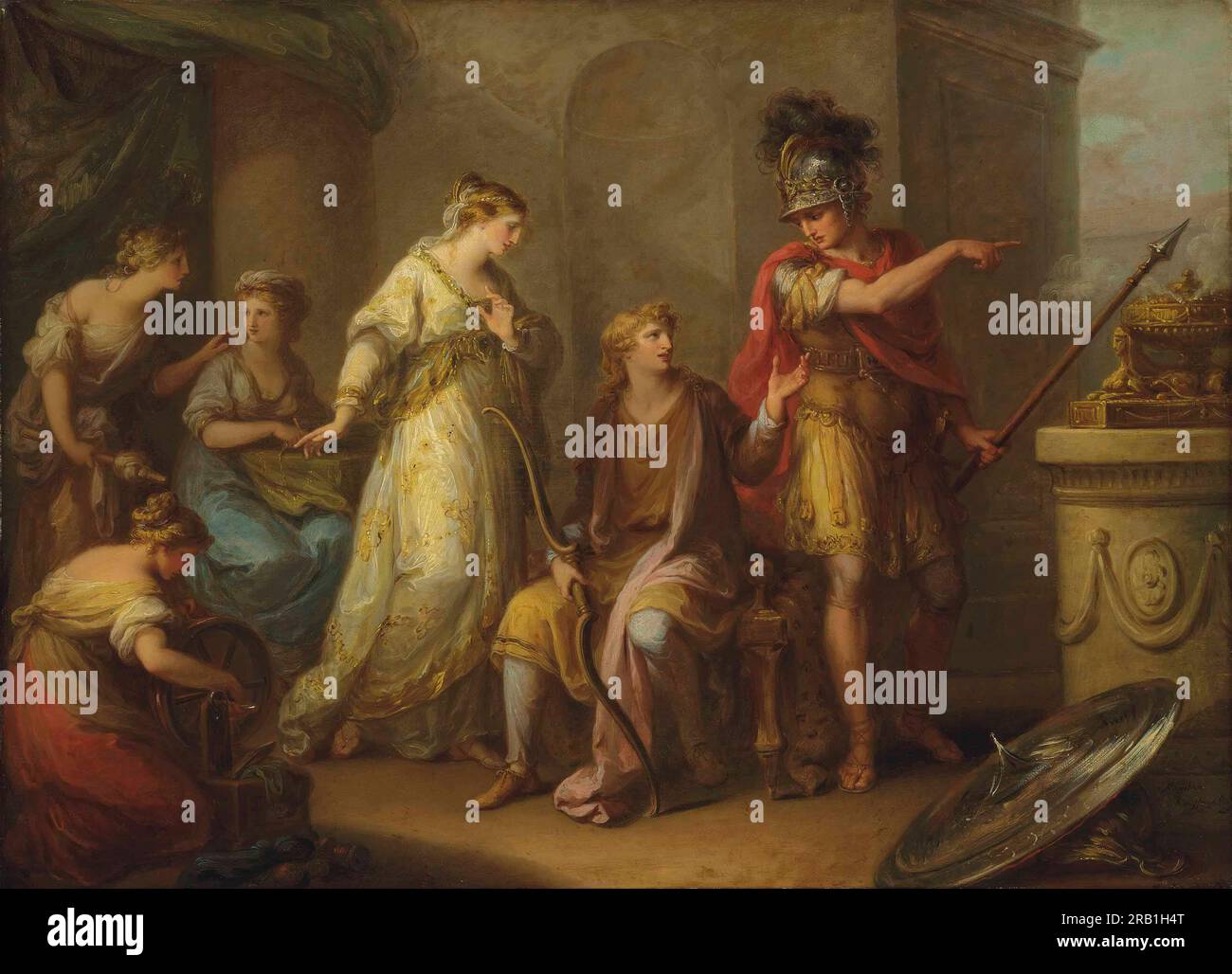 Hector upbraiding paris hi-res stock photography and images - Alamy