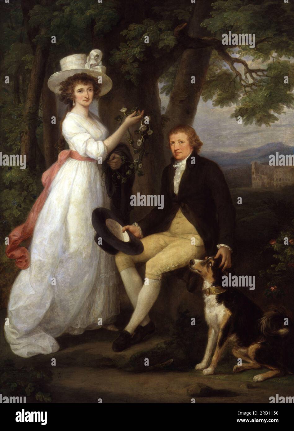 Anna Maria Jenkins and Thomas Jenkins by Angelica Kauffman Stock Photo ...