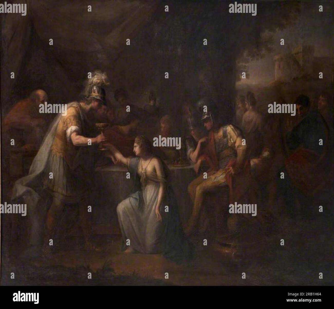 Vortigern, King of Britain, Enamoured with Rowena at the Banquet of ...