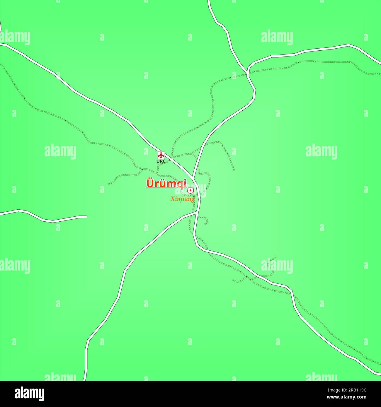 Urumqi Map