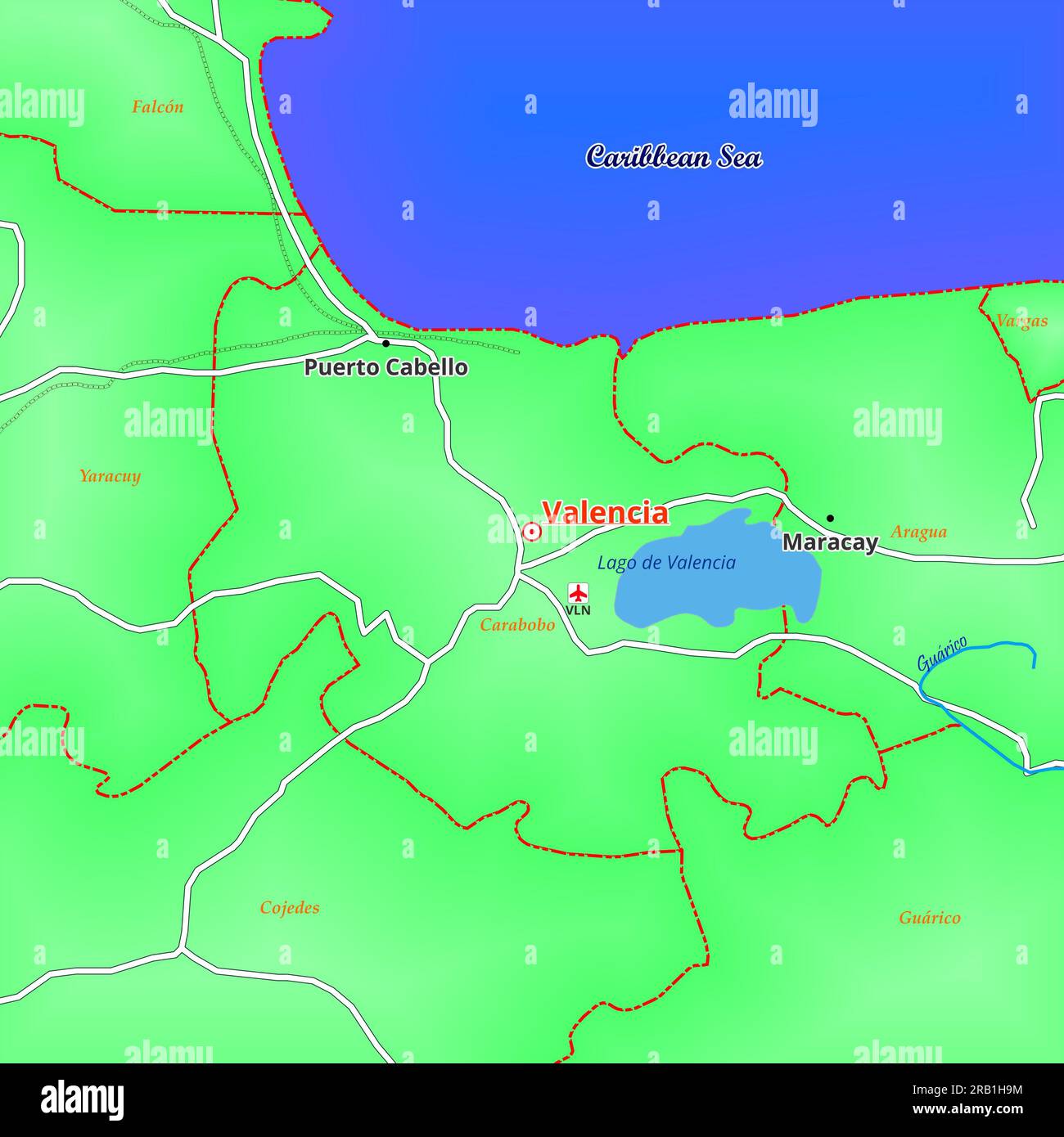 Valencia Venezuela Map Current Local Time In Valencia, Venezuela