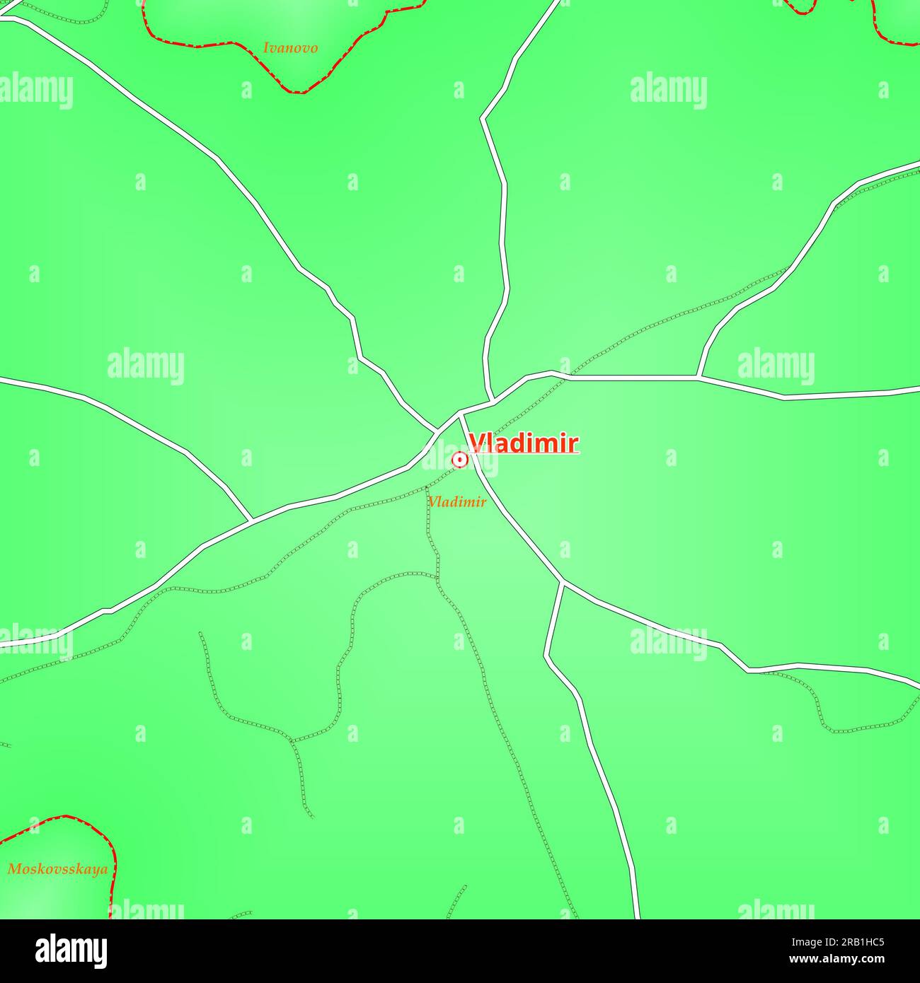 Vladimir map hi-res stock photography and images - Alamy