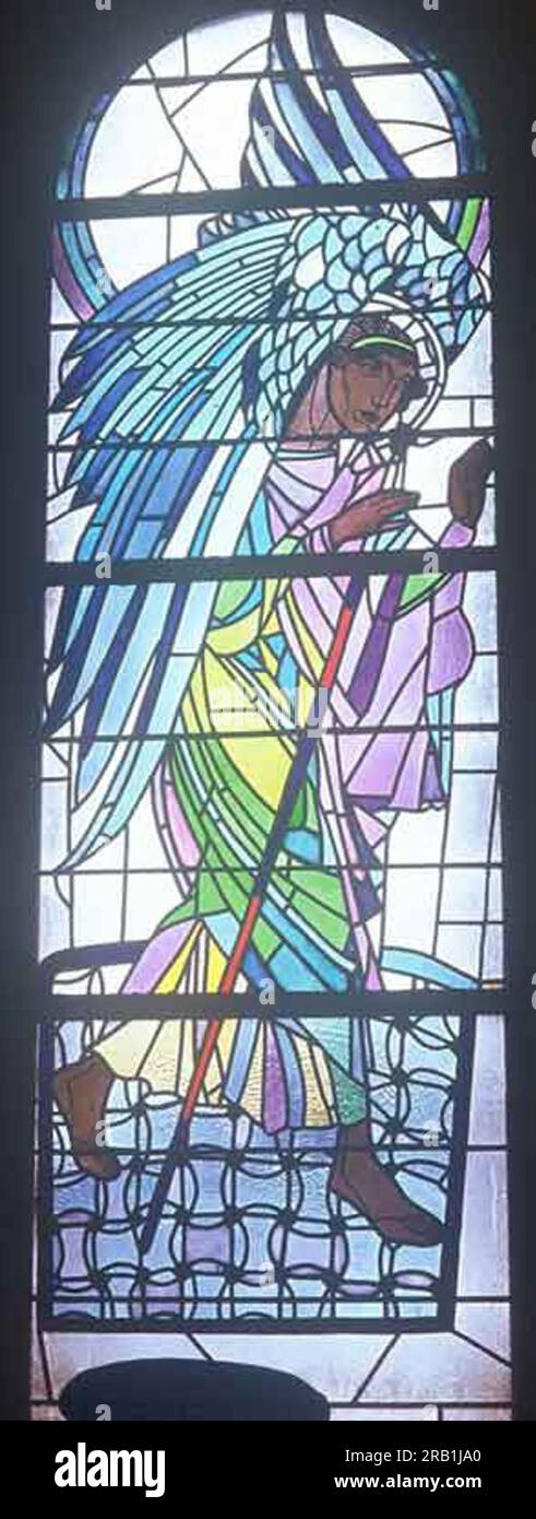 Walking Angel from the triptych 'The Annunciation' by Petro Kholodny ...