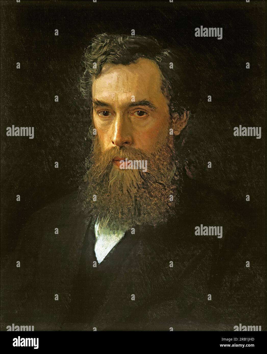 Pavel Tretyakov, 1876, Painting by Ivan Kramskoi Stock Photo - Alamy