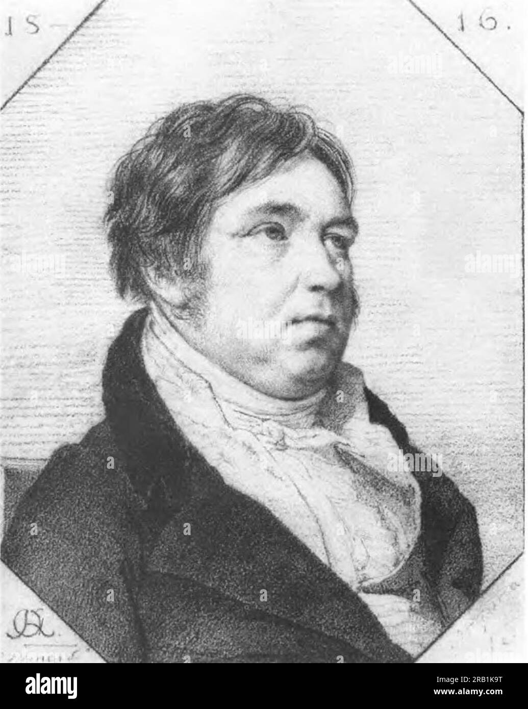 Portrait of Ivan Krylov 1816 by Orest Kiprensky Stock Photo - Alamy