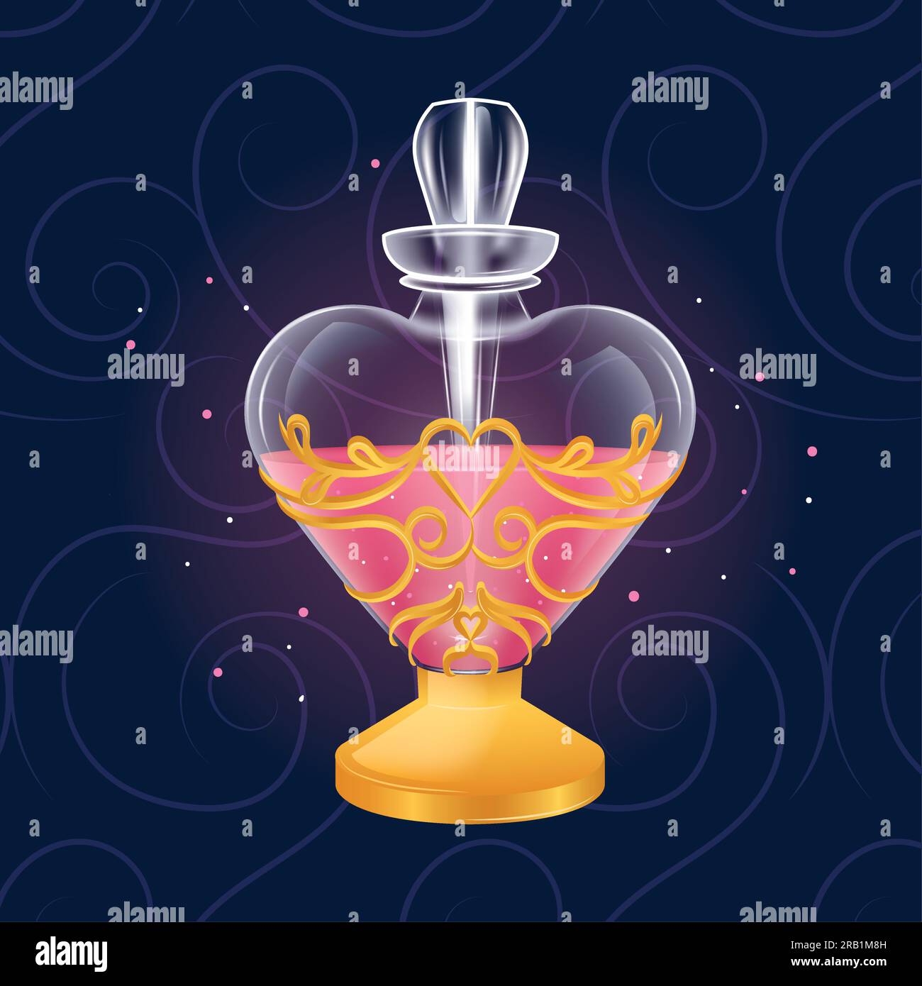 Isolated colored magical potion elixir Vector Stock Vector Image & Art ...