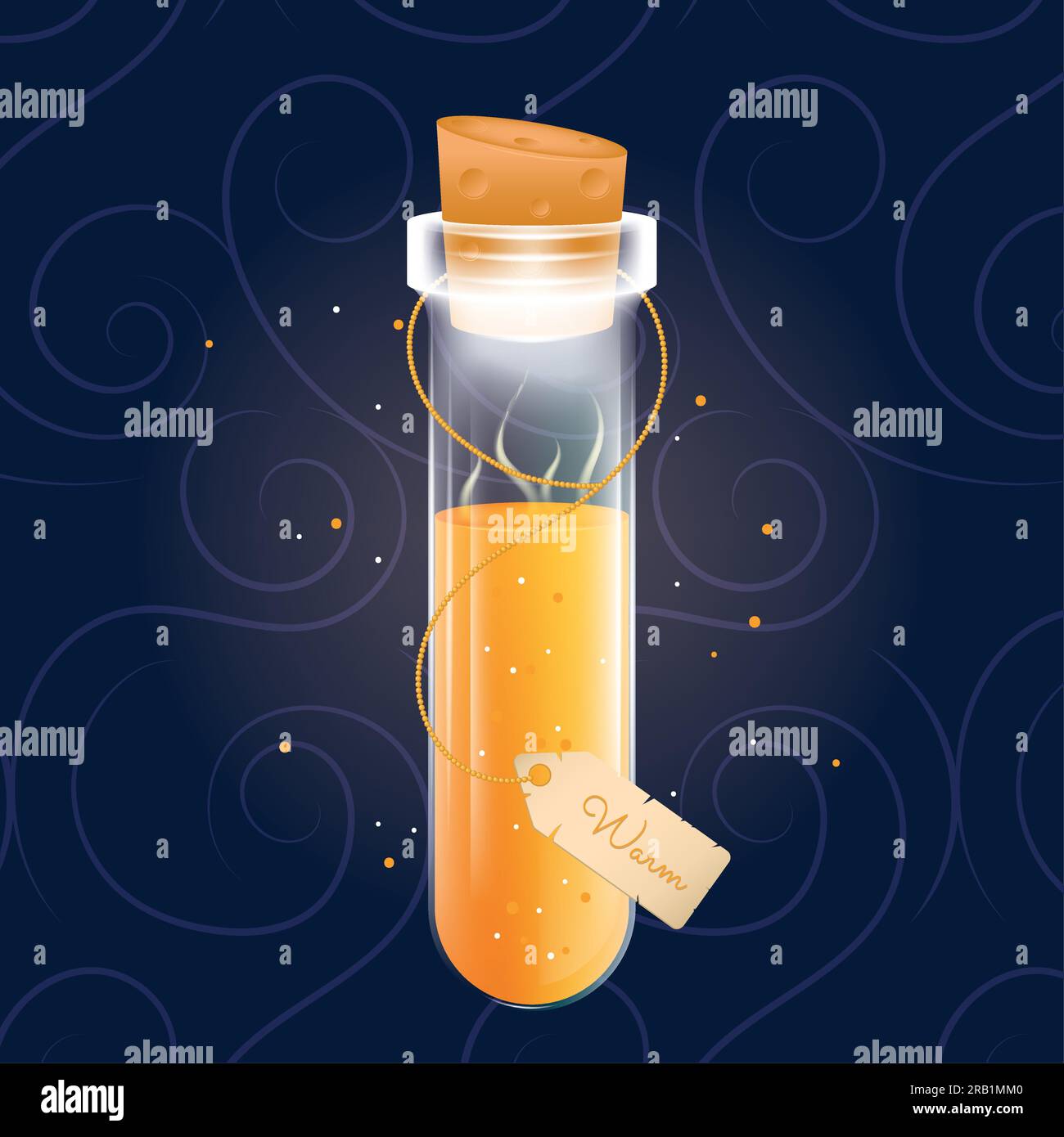 Isolated colored magical potion elixir Vector Stock Vector Image & Art ...