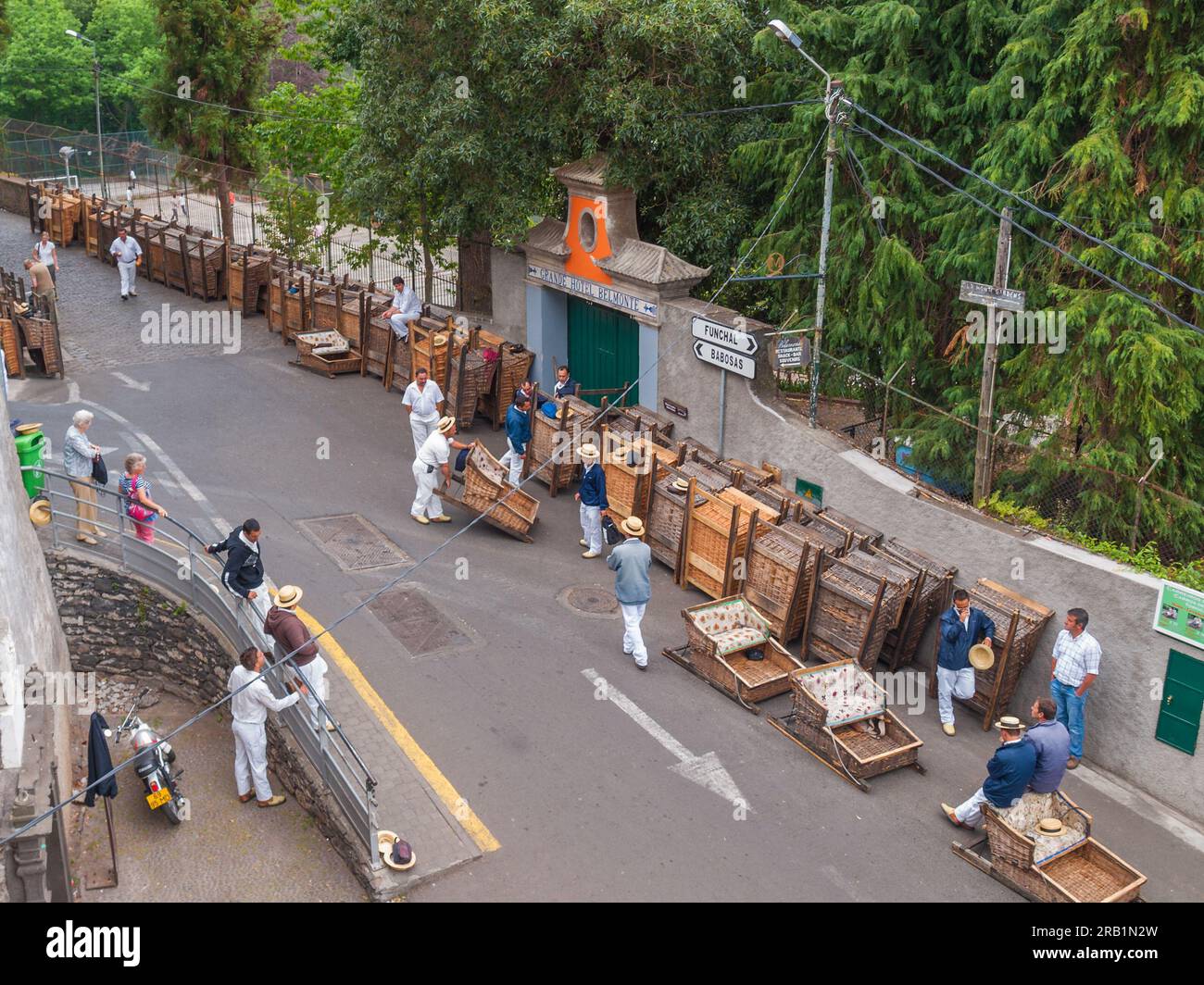 Traditional Monte Toboggan sled Stock Photo - Alamy