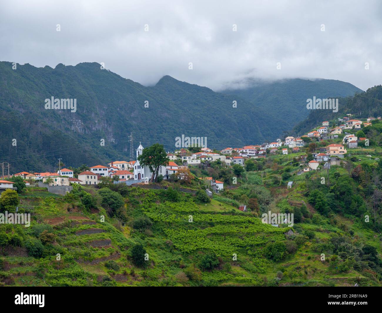 Mountain view, Madeira, Portugal Stock Photo - Alamy