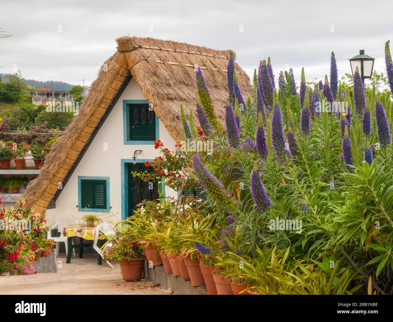 Traditional house in Santana, Madeira, Portugal Stock Photo - Alamy