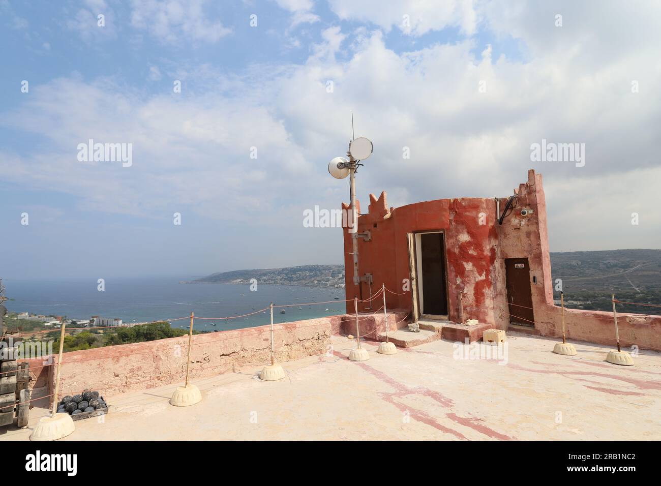 St Agatha’s Tower (The Red Tower) - Mellieha - Malta .The red tower ...