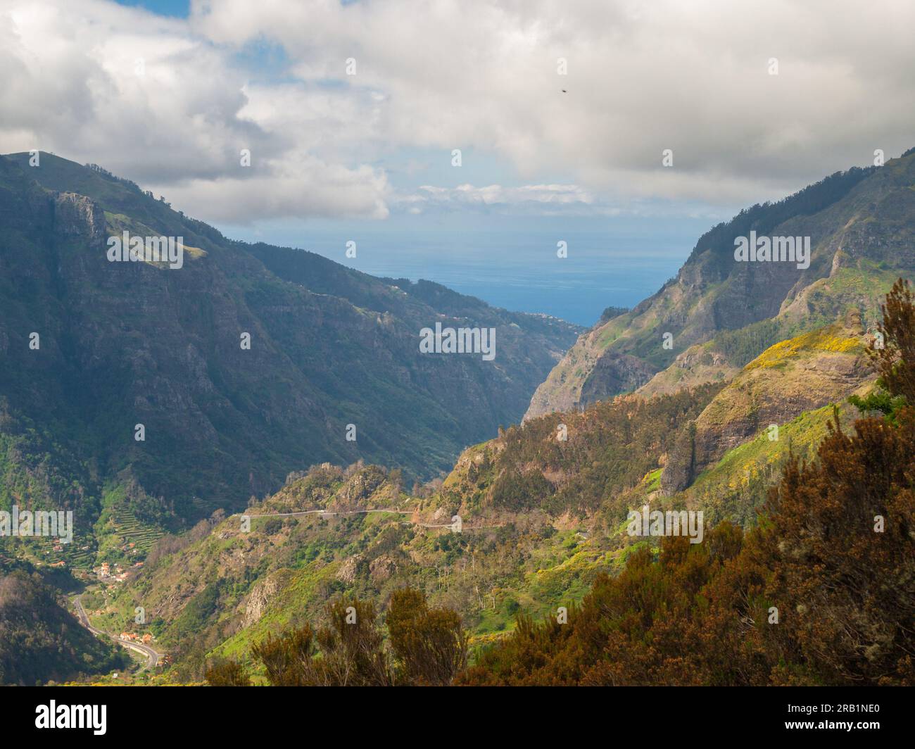 Mountain view, Madeira, Portugal Stock Photo - Alamy