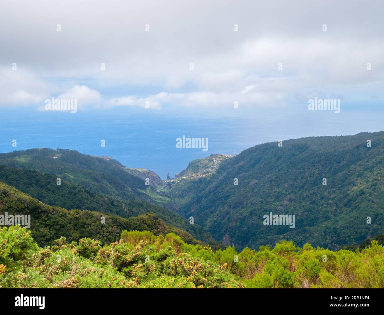 Mountain view, Madeira, Portugal Stock Photo - Alamy