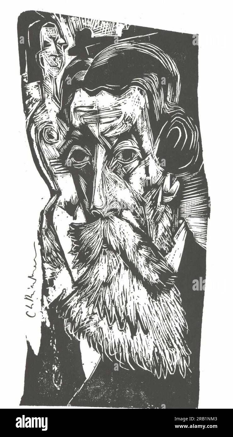 Portrait of Ludwig Schames by Ernst Ludwig Kirchner Stock Photo - Alamy