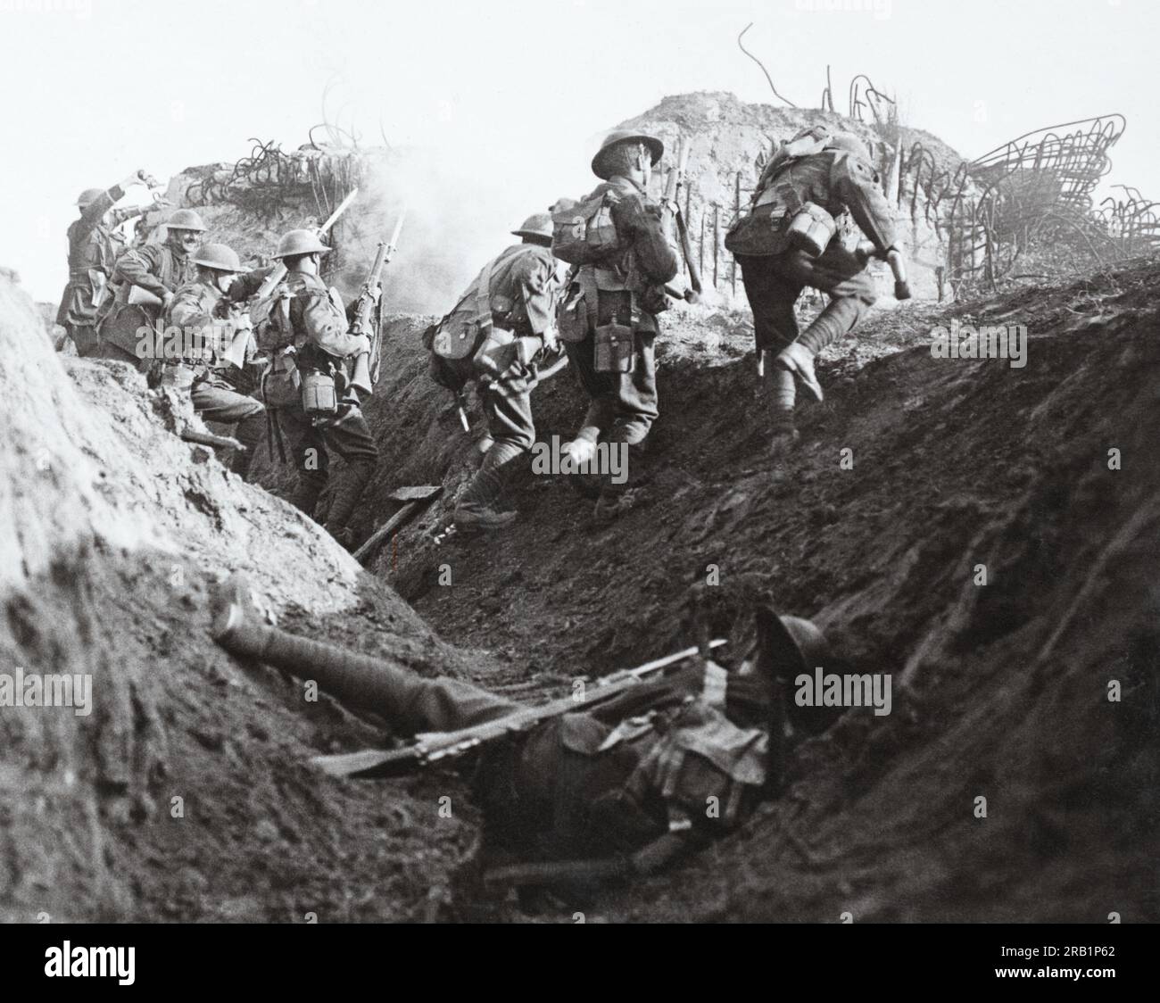 British western front trench 1914 hi-res stock photography and images ...
