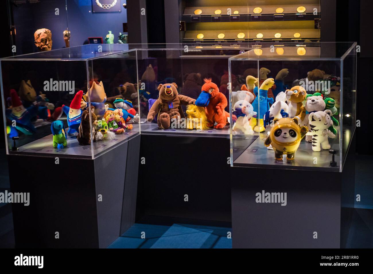 Tartu, Estonia - June 10, 2023: Olympic mascot doll Stock Photo - Alamy