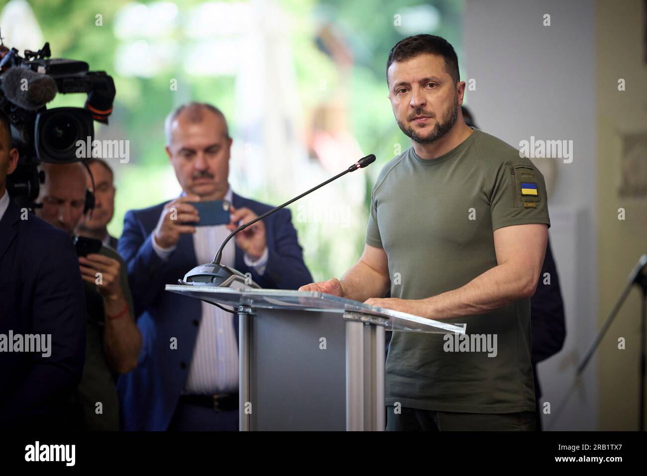 Sofia, Bulgaria. 06th July, 2023. Ukrainian President Volodymyr ...