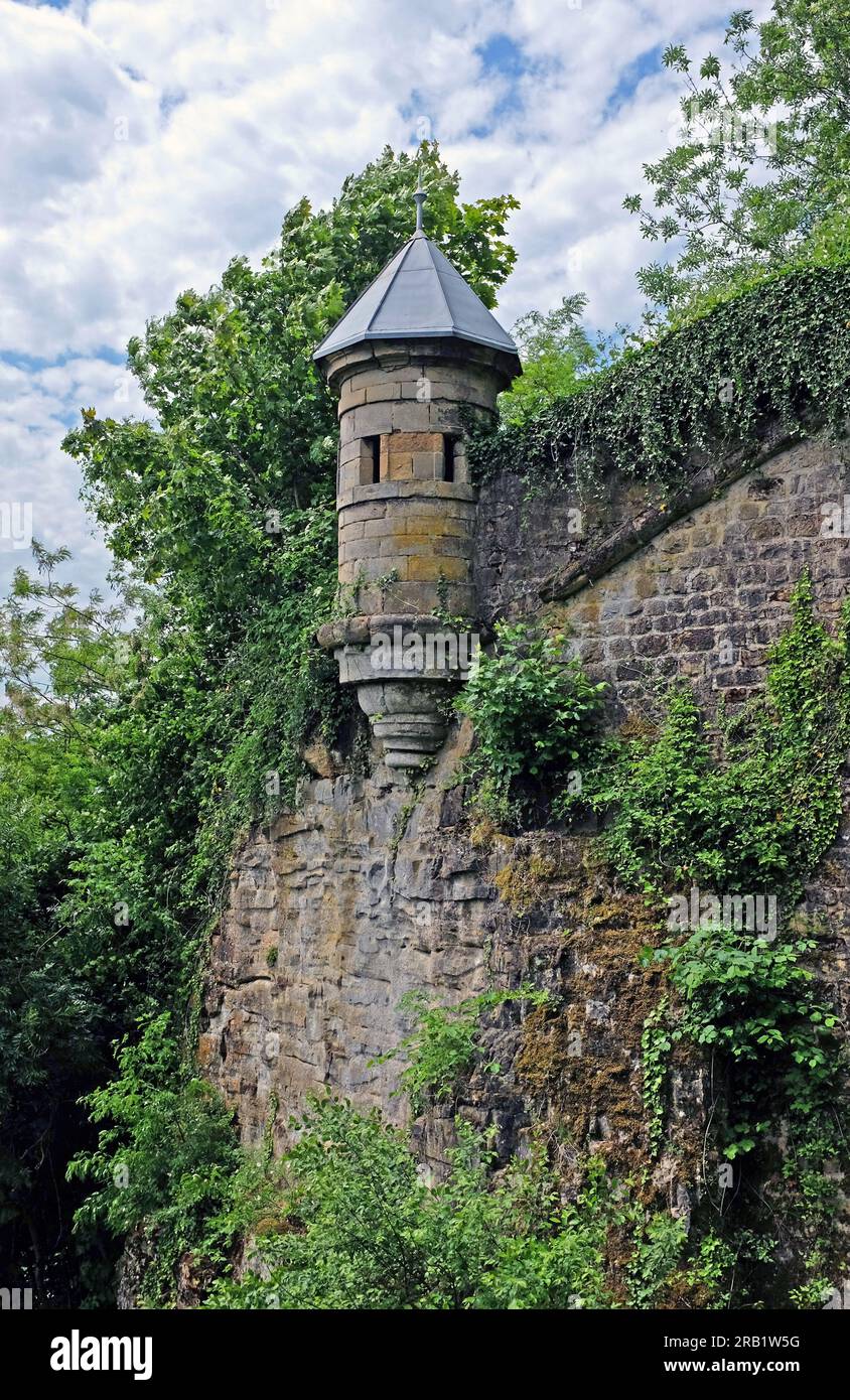 Turret, Fort Thungen Luxembourg City Stock Photo - Alamy