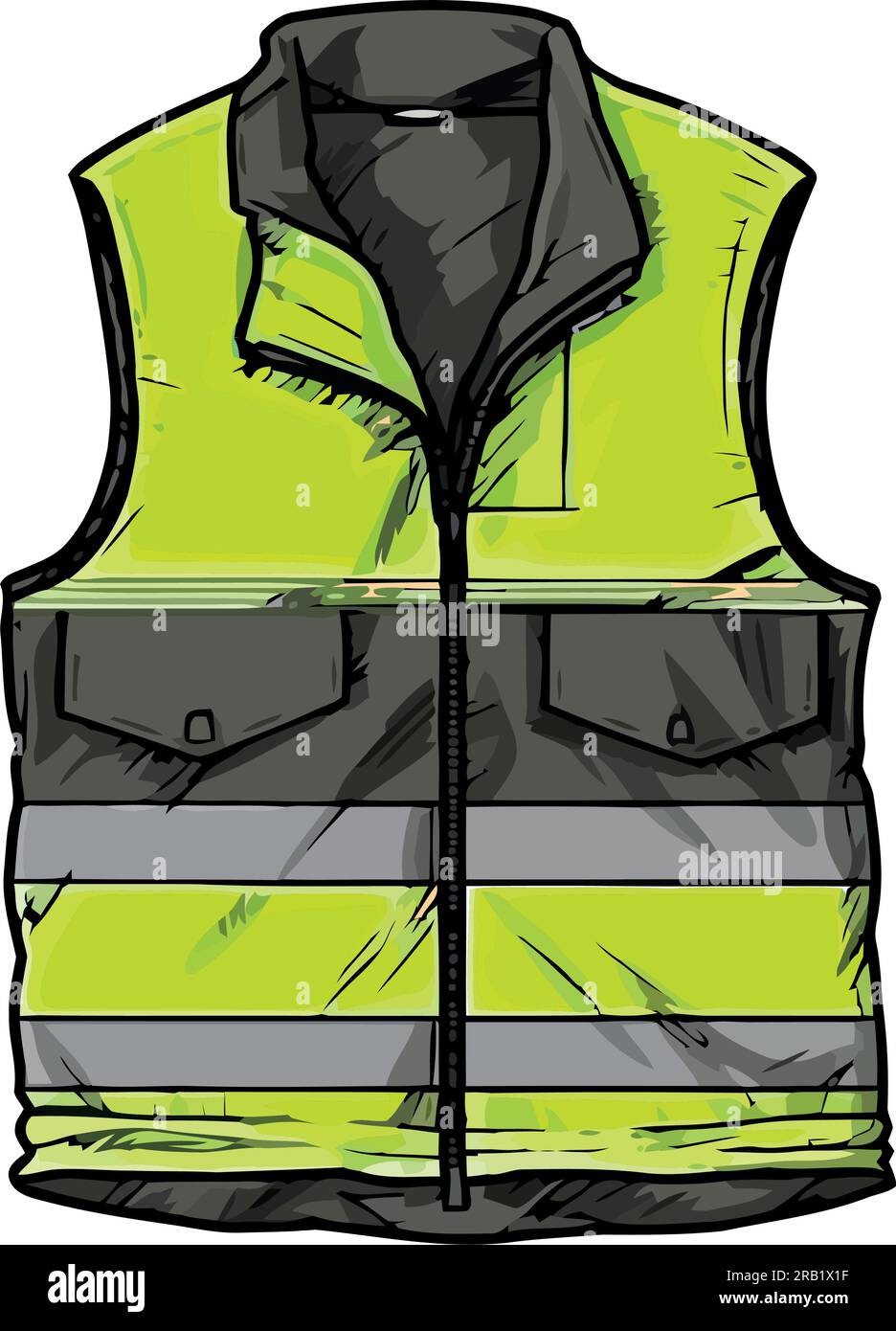 Yellow vest, isolated vector illustration Stock Vector Image & Art - Alamy