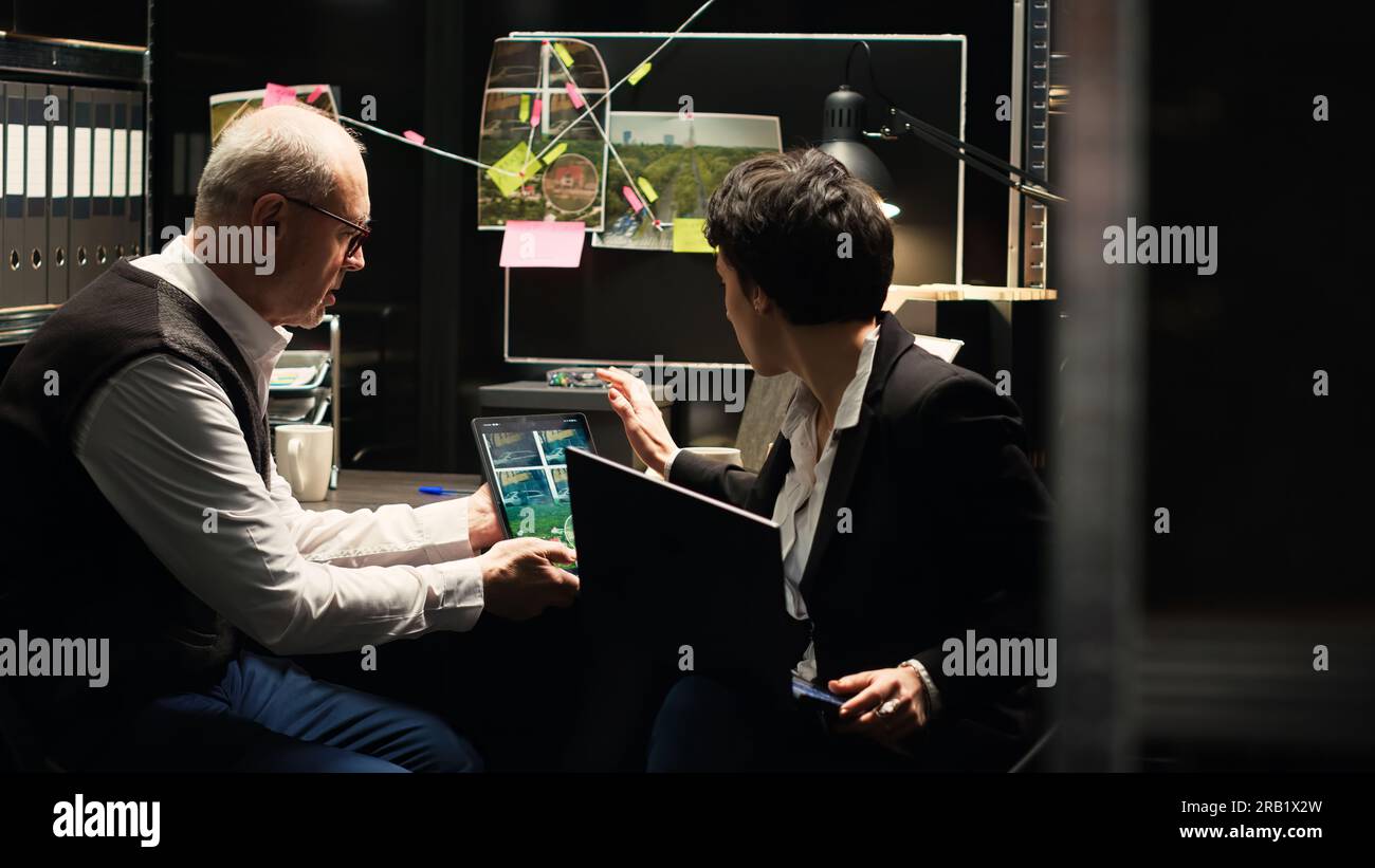 Solve crime hi-res stock photography and images - Alamy